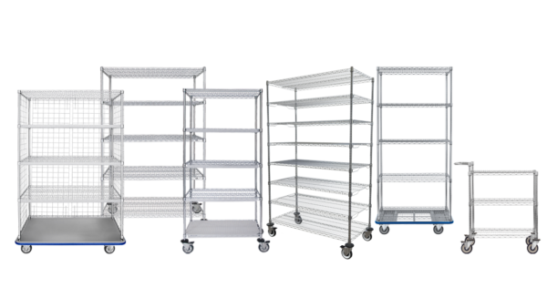 LogiQuip Mobile Wire Shelving landing page