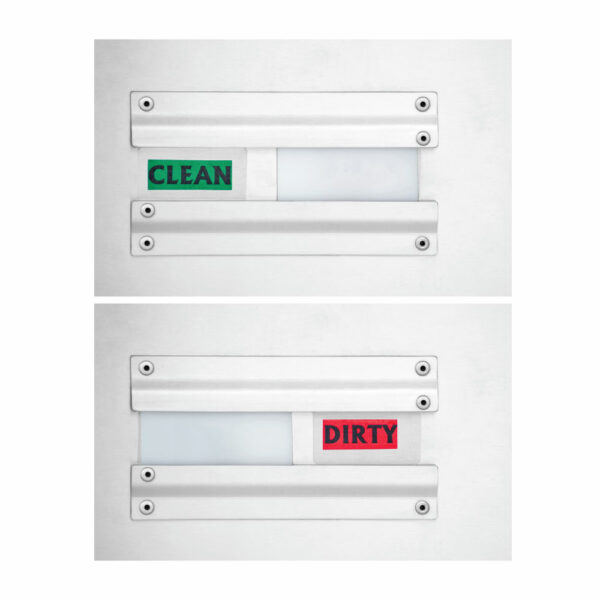 Case Cart Clean & Dirty Slide Indicator for Over the Road Case Carts ...
