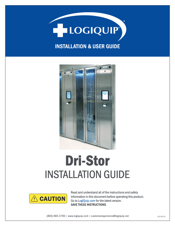 Dri-Stor Endosope Cabinet landing page