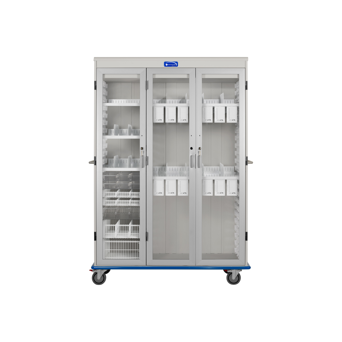 Two Column, Triple Wide LogiCell with Catheter Slides, Shelves, Wire ...