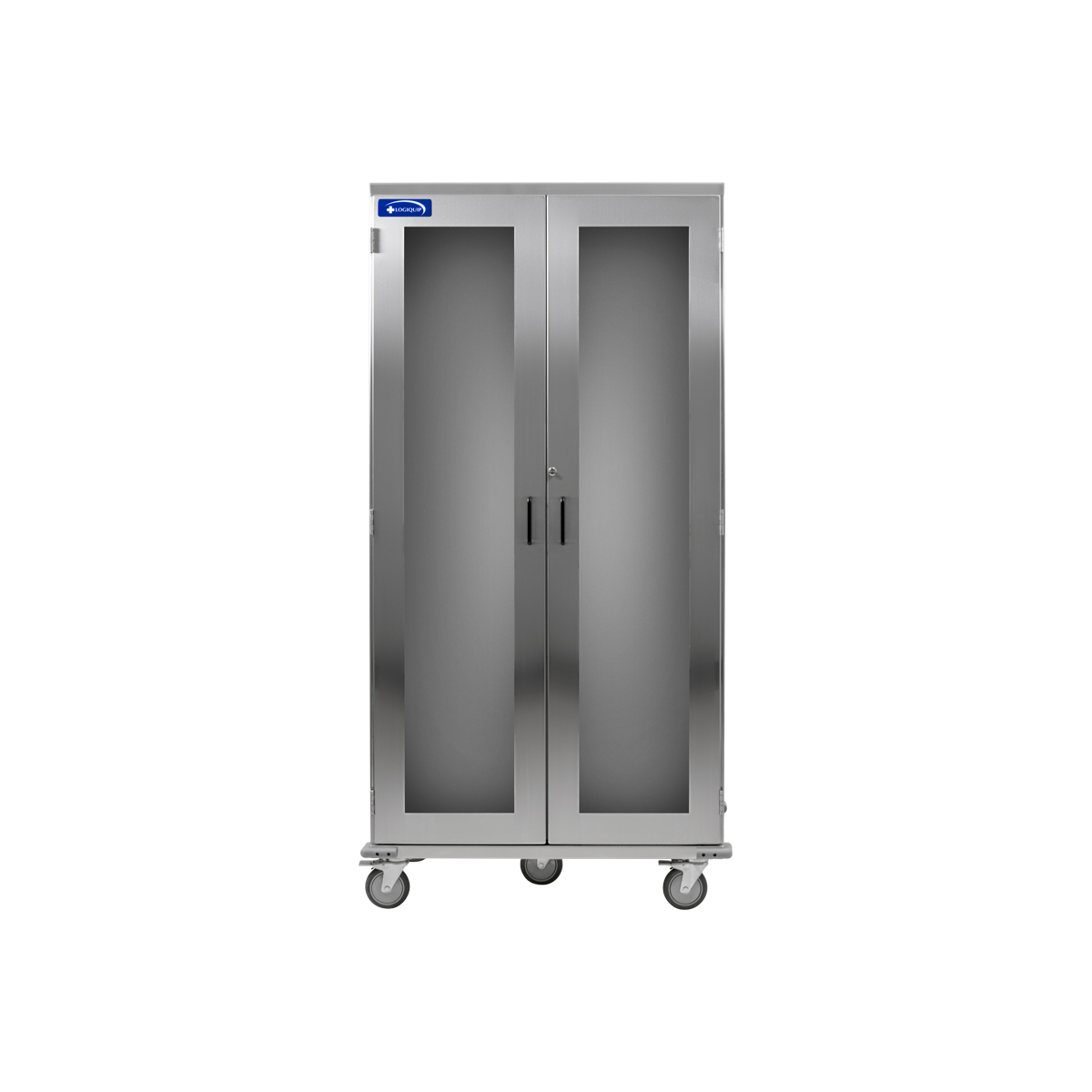 Medical Storage Cart, Stainless Steel, Key Lock-(Cat.#MSC2436HGKS)