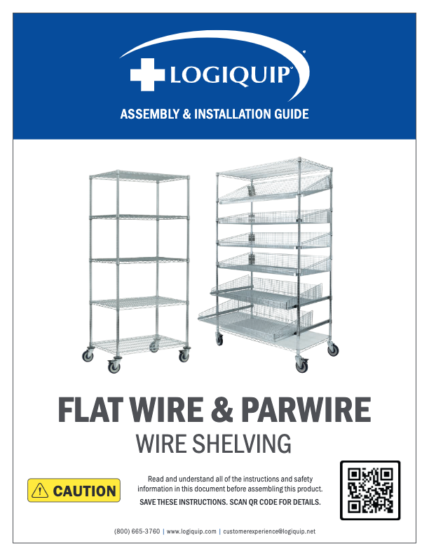 Wire Basket Shelving | LogiQuip